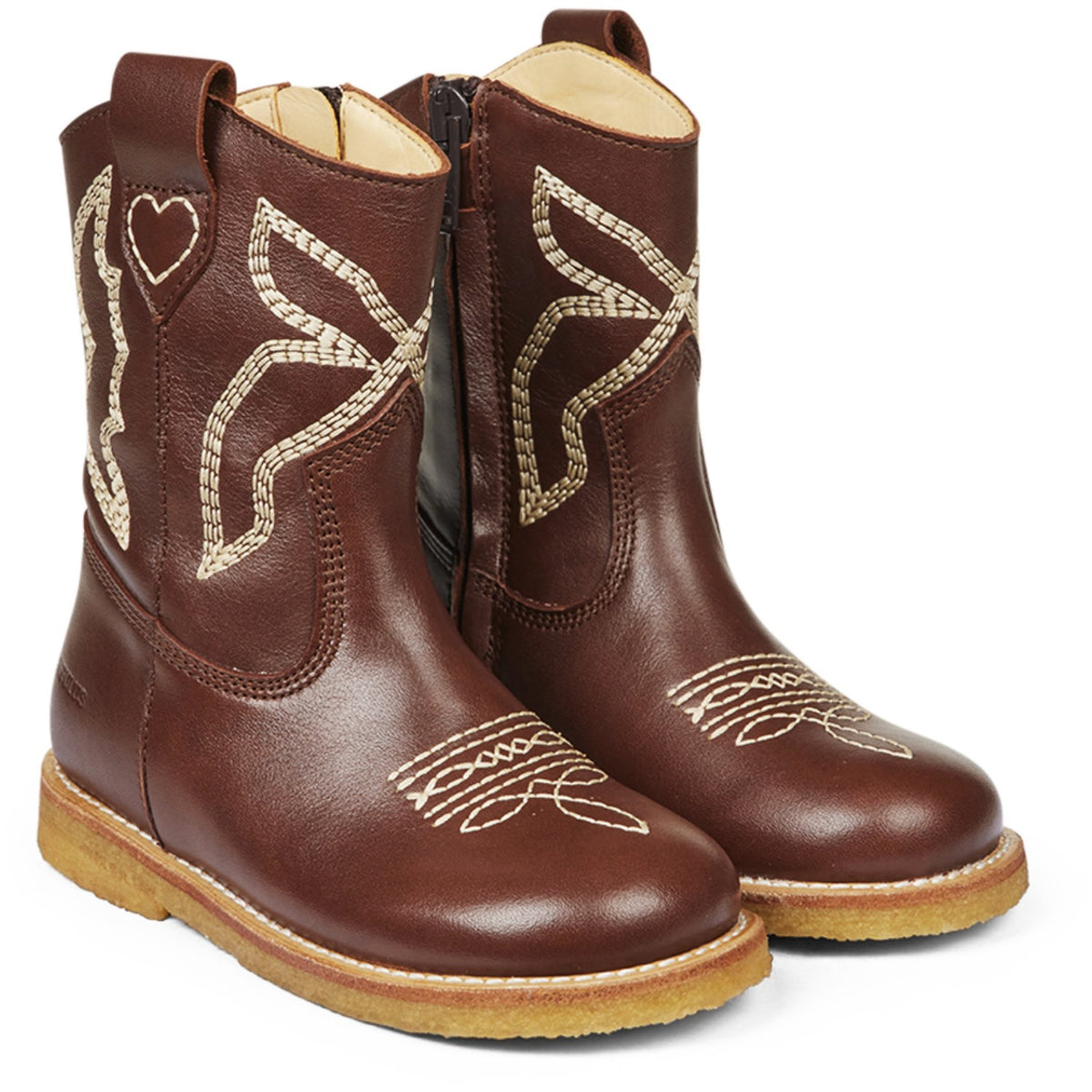 Buy Angulus Angulus Brown Cowboy Boot | Luksusbaby – Luksusbaby KR