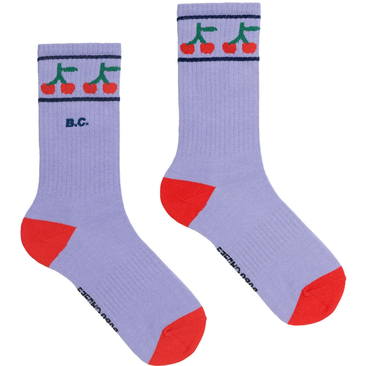 Buy Bobo Choses Lavender Bobo Cherry Long Socks | Luksusbaby ...