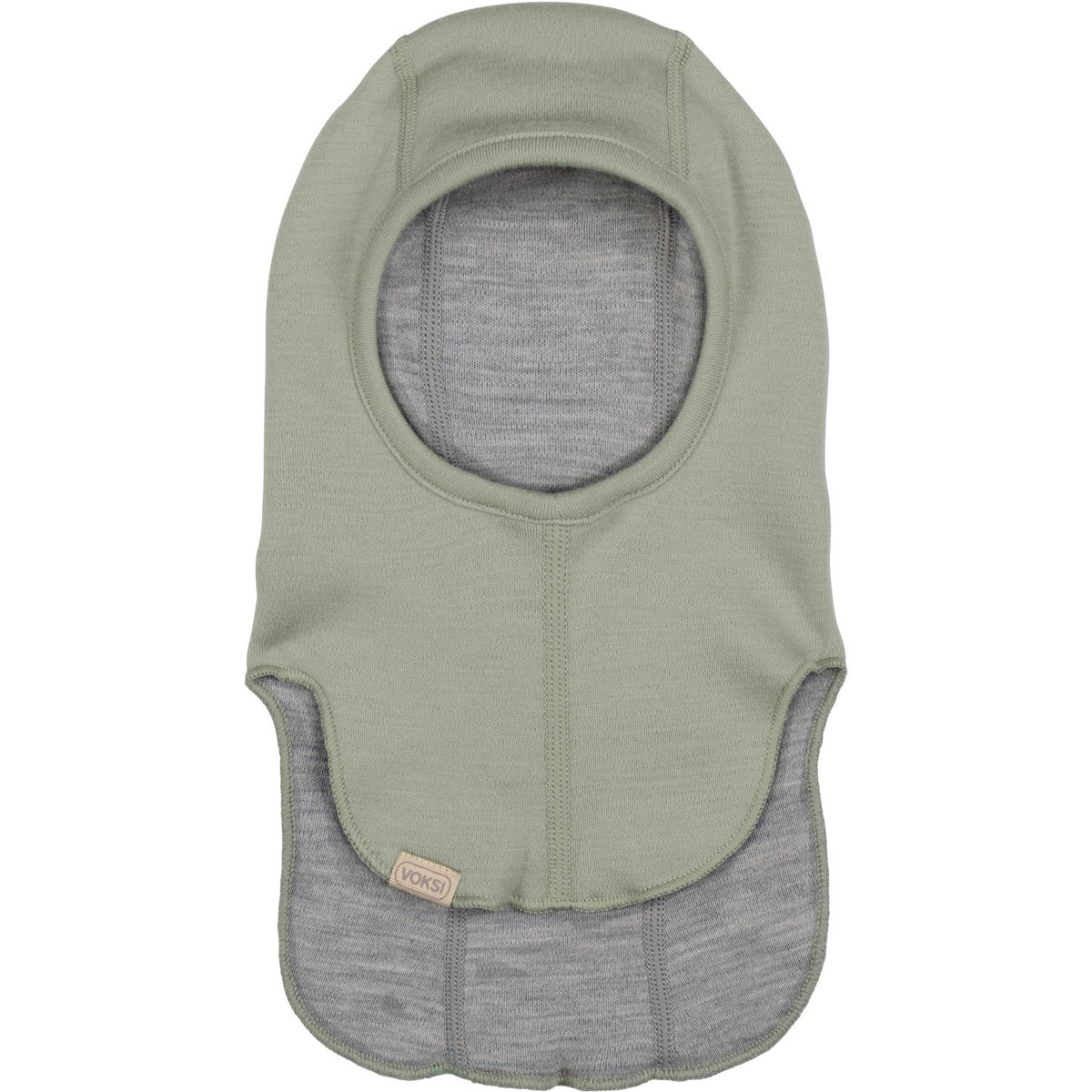 Buy Voksi® Misty Green Wool Balaclava | Luksusbaby