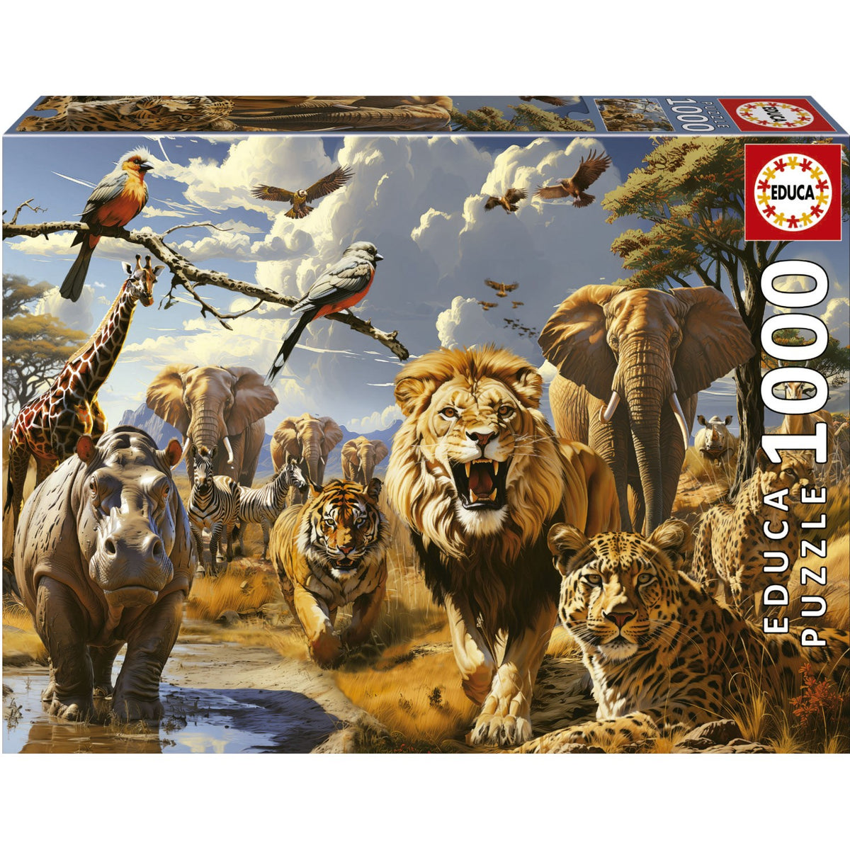 Buy Educa Puzzle 1000 Wild Animals | Luksusbaby – Luksusbaby KR