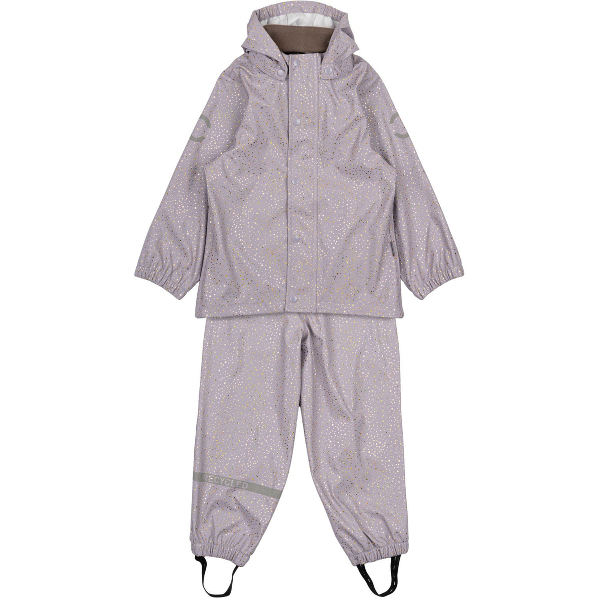 Buy Mikk-Line Lavender Aura Suspenders PU Glitter Rain Set Recycled ...