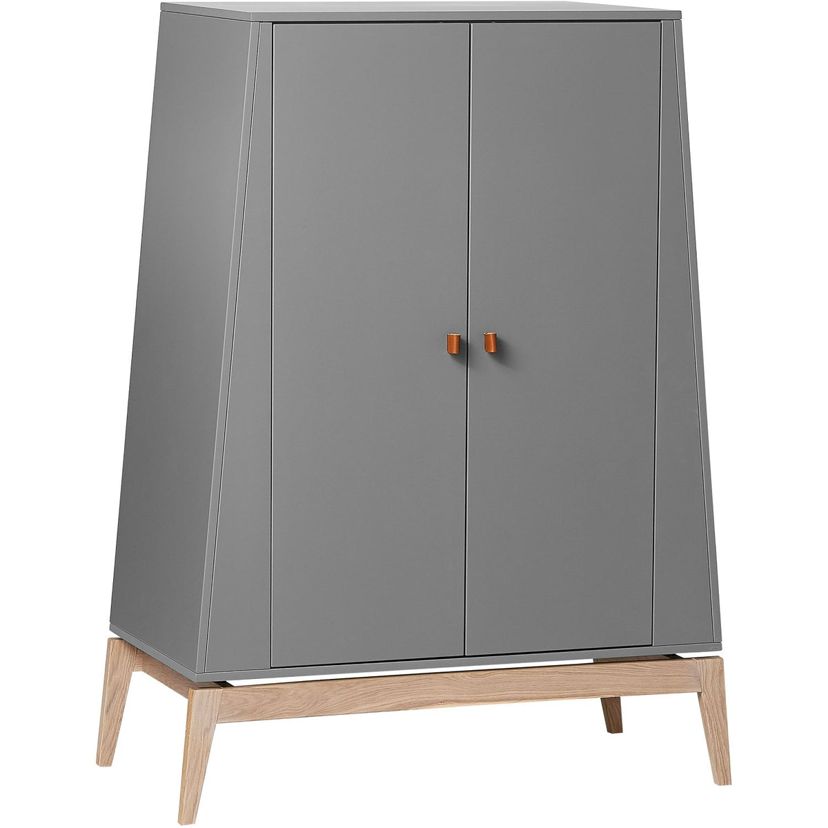 Buy Leander Grey Luna™ Wardrobe Small | Luksusbaby