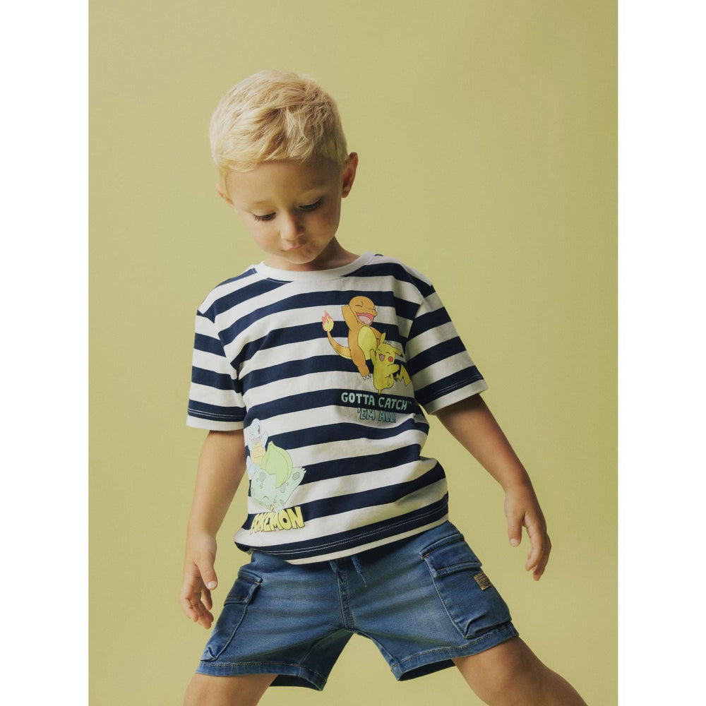 Buy Name It Navy Blazer Malik Pokemon Regular T-Shirt | Luksusbaby