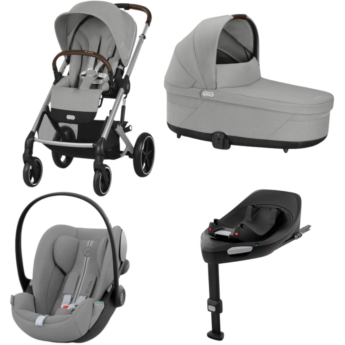 Buy Cybex Stone Grey Balios S Lux Bundle | Luksusbaby – Luksusbaby KR
