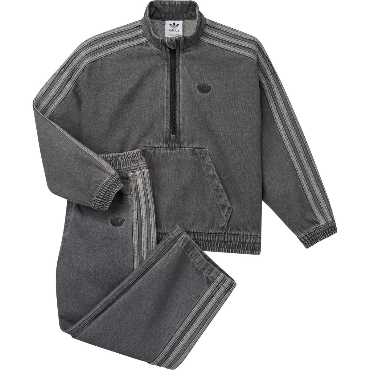 Buy adidas Originals Light Denim Denim Crew Set | Luksusbaby ...