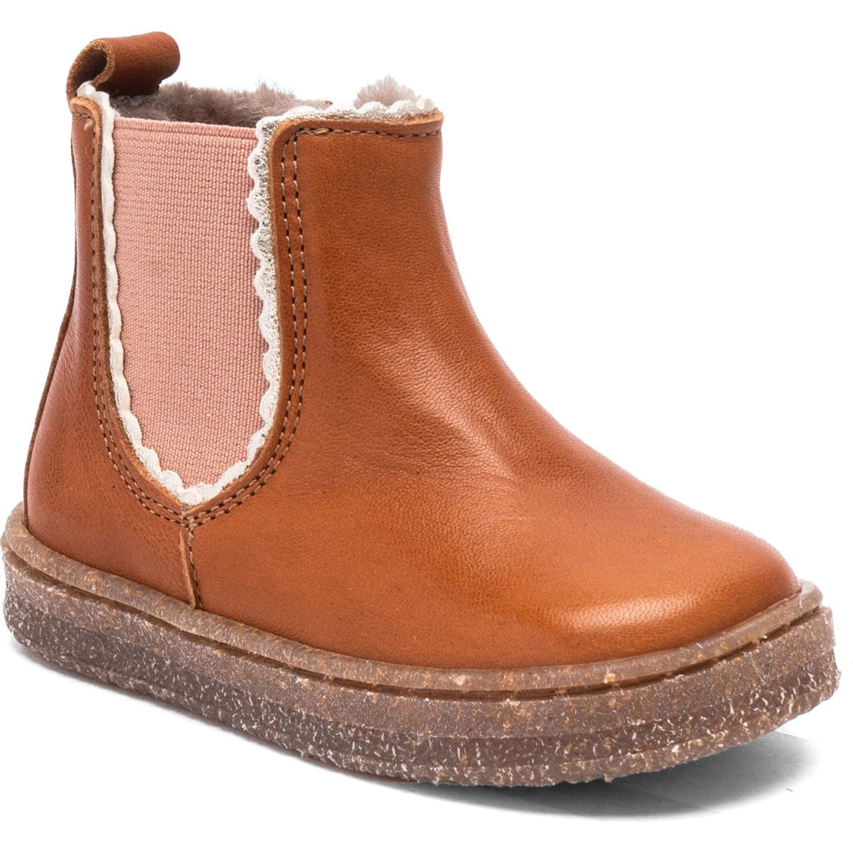 Buy Bisgaard Cognac Siggi Lamb First Sep Shoe | Luksusbaby – Luksusbaby KR