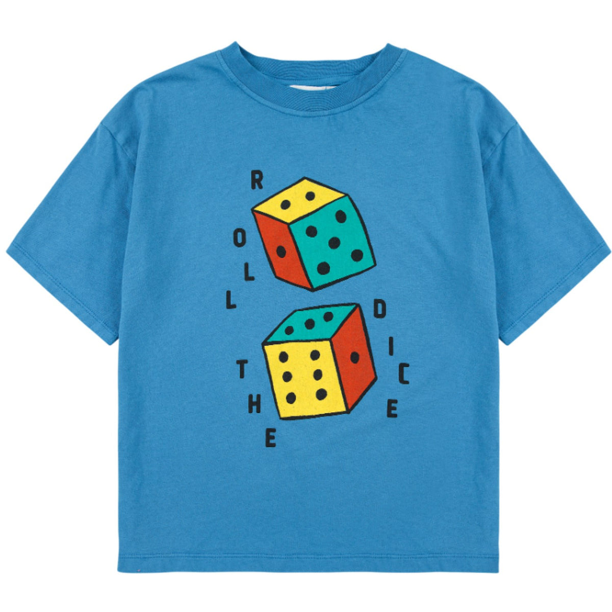 Buy Bobo Choses Blue Roll The Dice T-Shirt | Luksusbaby