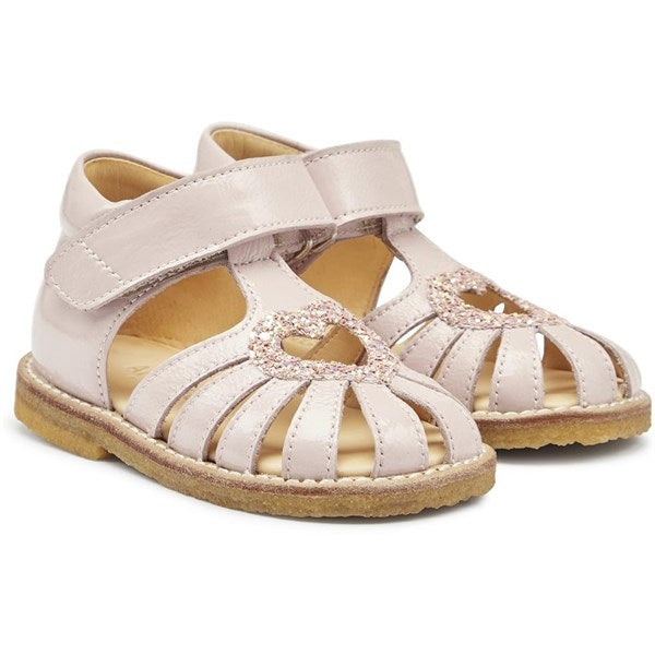 Buy Angulus Starter Sandals Pale Rose/Rose Glitter | Luksusbaby