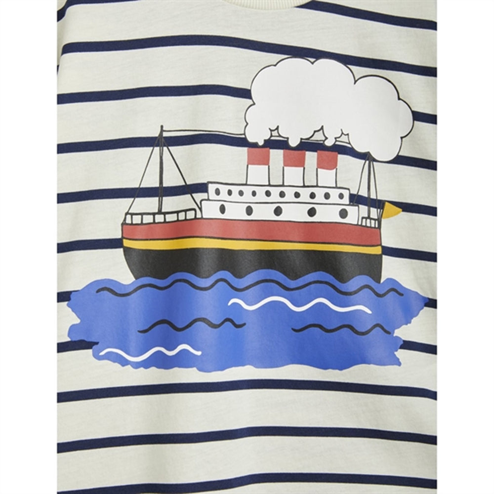 Ferry Stripe T-shirt Blue - Mini Rodini → Luksusbaby.com – Luksusbaby KR
