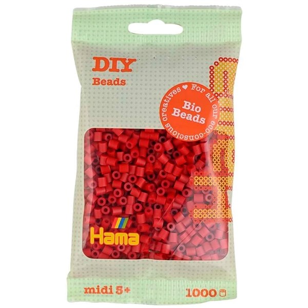 Buy HAMA BIO Midi Beads 1000 pcs Dark Red | Luksusbaby