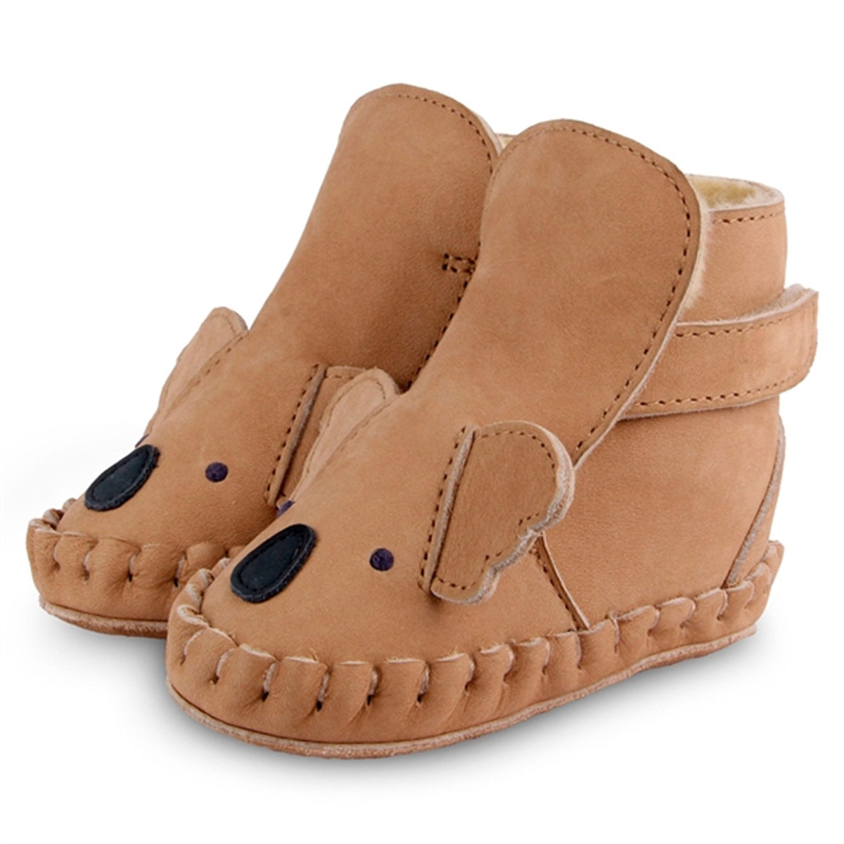 Donsje Baby Kapi Classic Lining Koala Truffle Nubuck – Luksusbaby KR