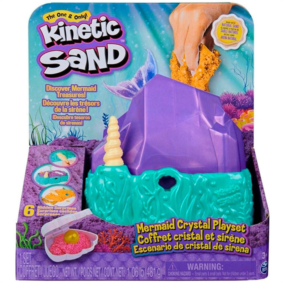 Buy Kinetic Sand Mermaid Crystal Playset | Luksusbaby – Luksusbaby KR