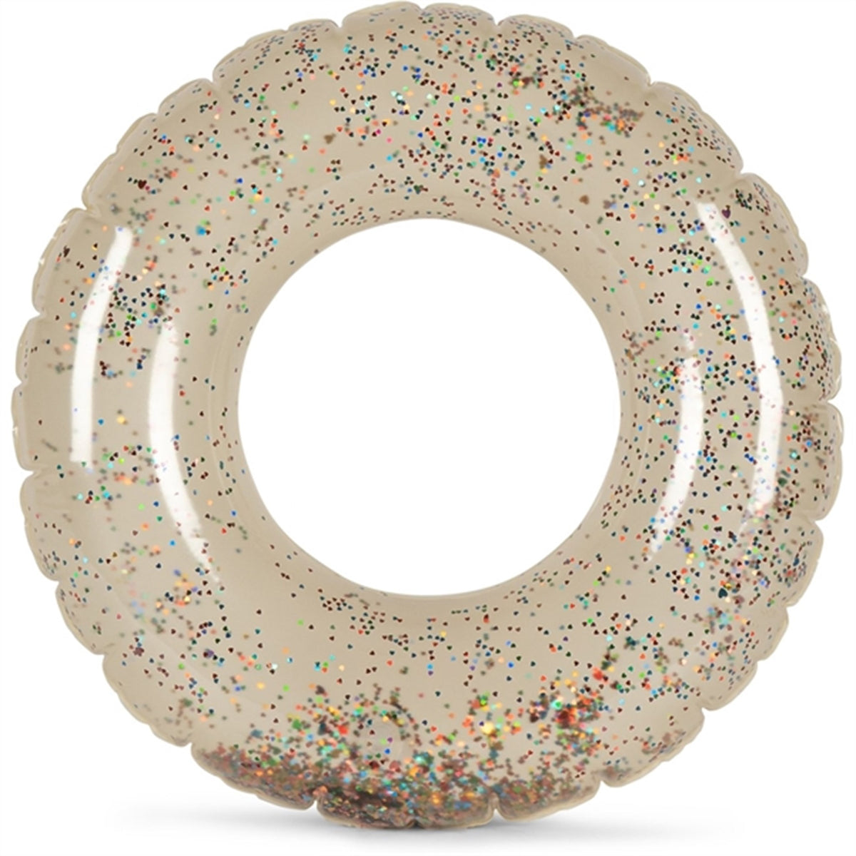 Konges Sløjd Swim Ring Junior Transparent Cream – Luksusbaby KR