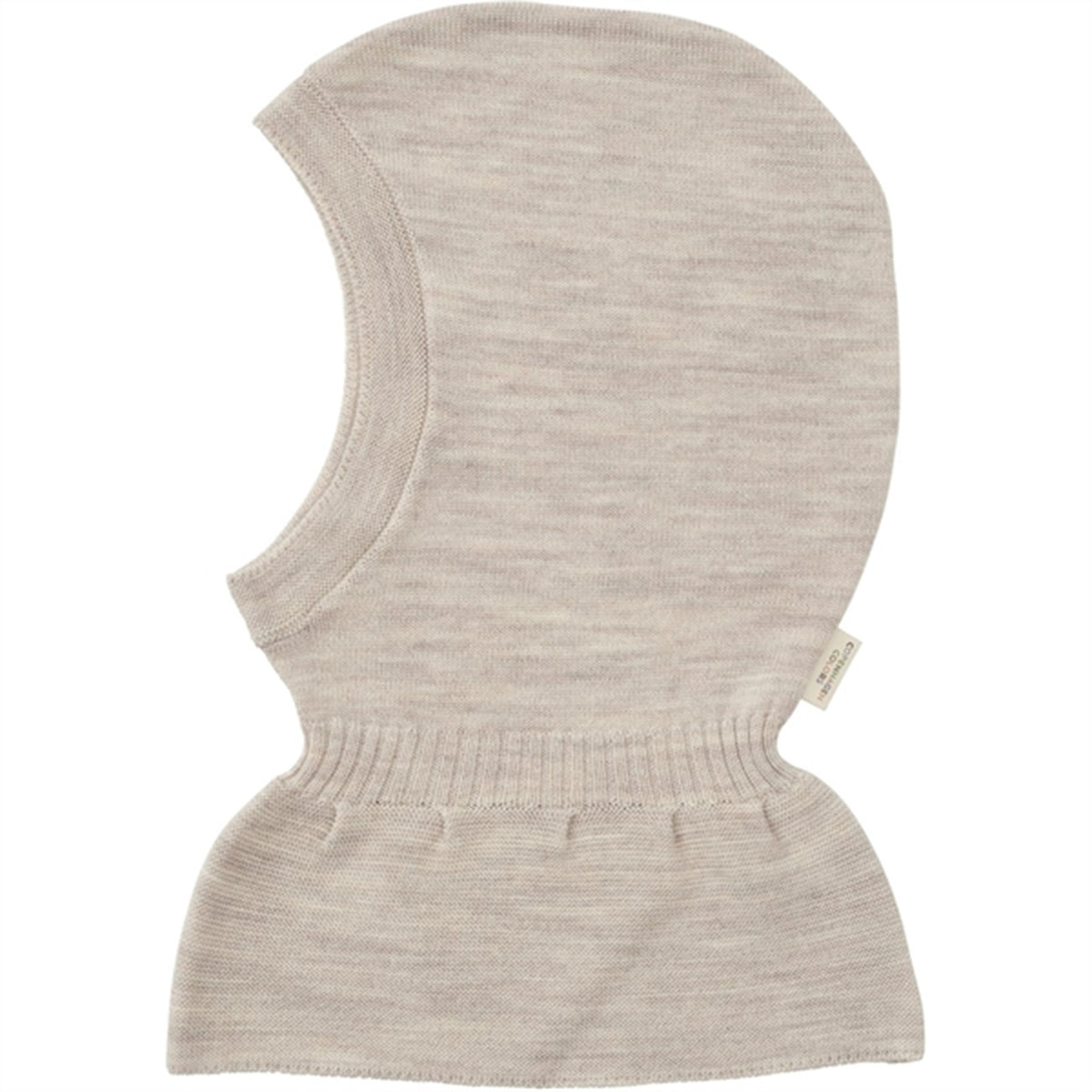 Buy Copenhagen Colors Pale Cream Melange Balaclava Knitted Merino ...